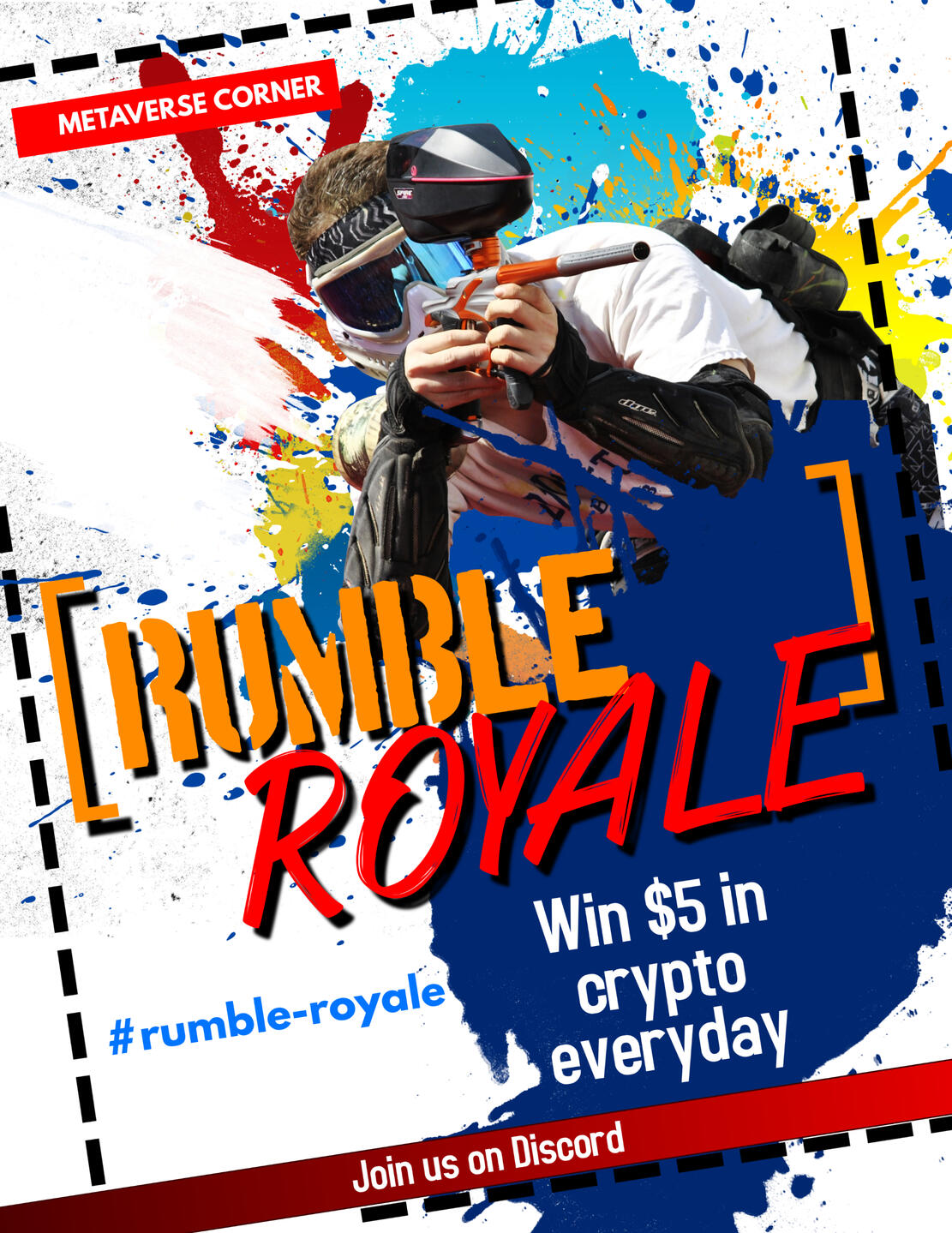 Play Rumble Royale at Metaverse Corner and win $5 in crypto everday!